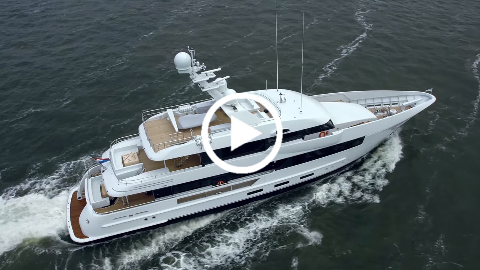 Feadship 44m yacht Moon Sand on the high seas